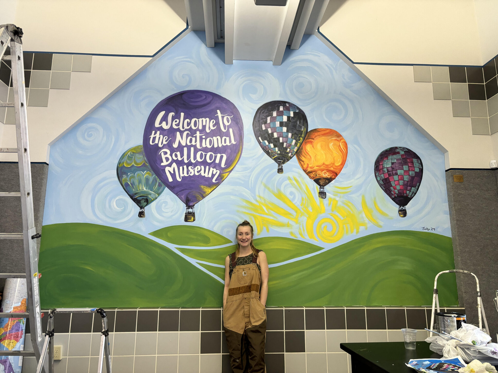 “Wonder Takes Flight” Mural | National Balloon Museum